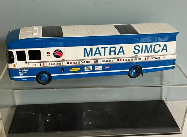 FORMULA 1 TRANSPORTER Matra Simca Spark Model 1970 F1 Sports Racing Car ...