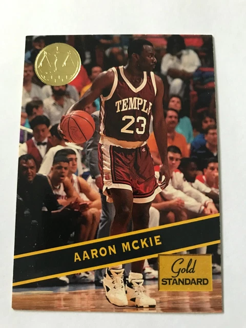 1994 SIGNATURE ROOKIES Gold Standard Aaron McKie RC Temple University ...