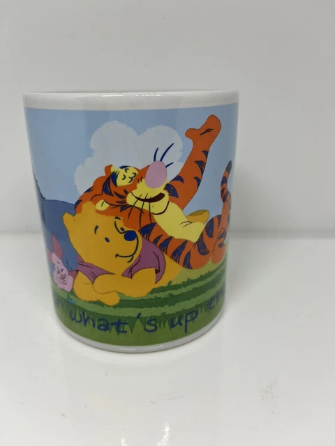 DISNEY MUG WINNIE the Pooh/Eeyore/Piglet/Tigger "I Wonder Whats Up There" £4.00 - PicClick UK
