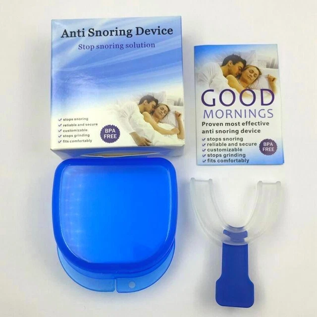 Nhs Sleep Aid Anti Snoring Teeth Grinding Guard Apnoea Relief Solution