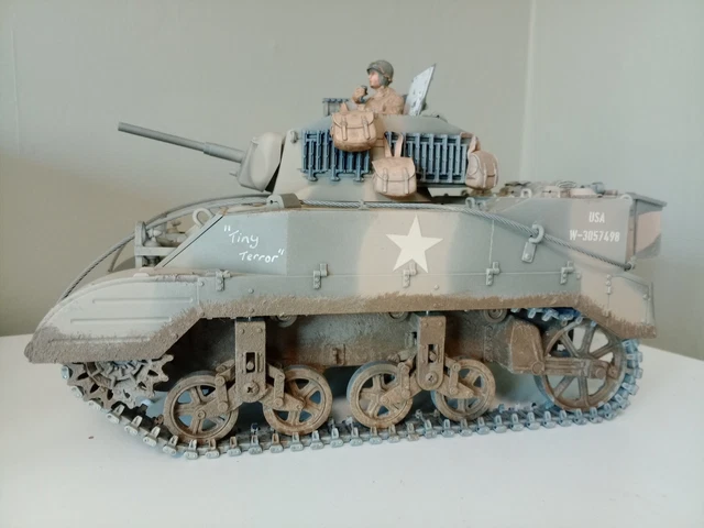 1/16 SCALE RC M5 Stuart Light Tank £138.39 - PicClick UK