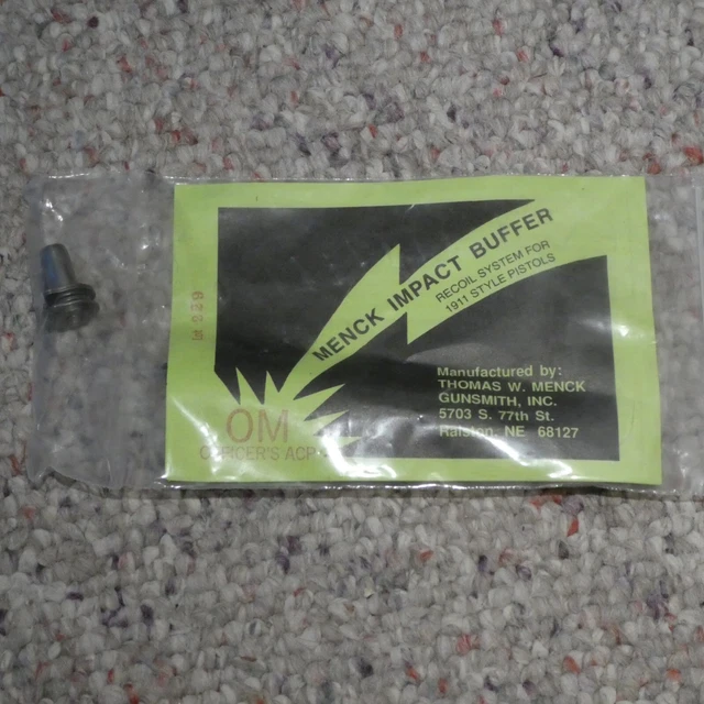 MENCK COLT 1911 Government Officer's Model Impact Buffer Recoil System ...