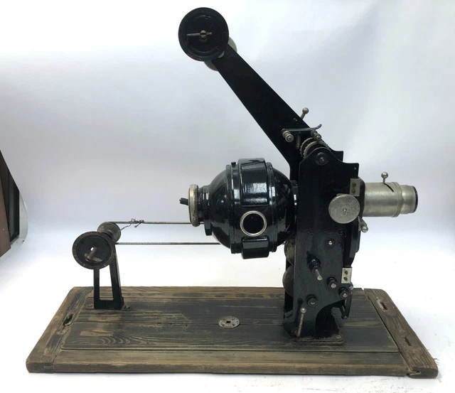 VINTAGE 1920S OPTICA Hand Crank 35mm Film Projector w/ Optica No. 1250 ...