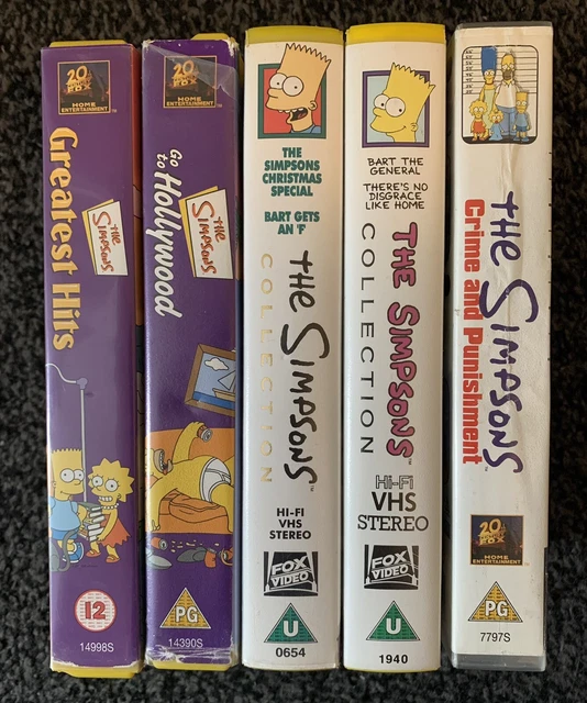 SIMPSONS VHS BUNDLE £5.50 - PicClick UK