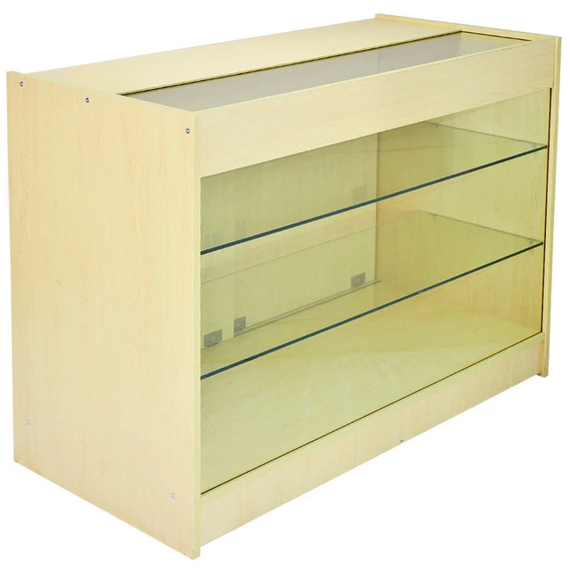 COUNTERS RETAIL SHOP Display Lockable Cabinet Glass Shelf Showcase ...