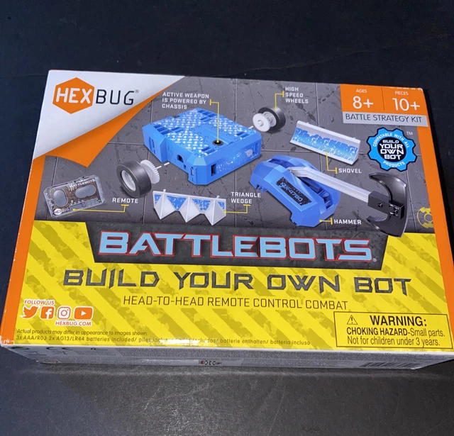 HEXBUG BUILD YOUR Own Bot Battlebots Remote Control Combat Robot ...