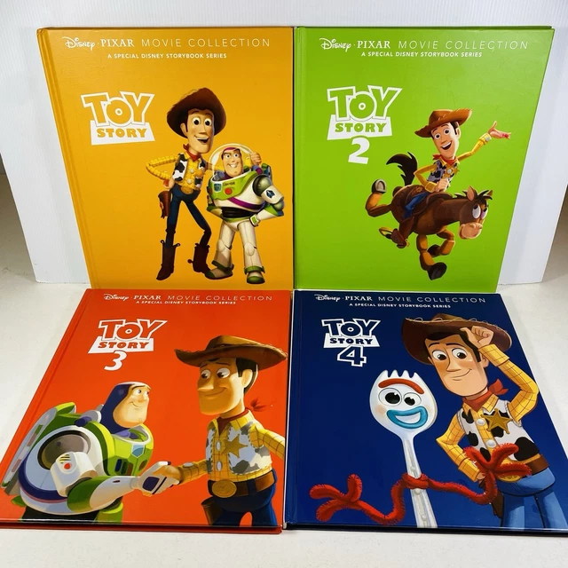 DISNEY PIXAR MOVIE Collection Toy Story 1-4 Hardcover Childrens ...