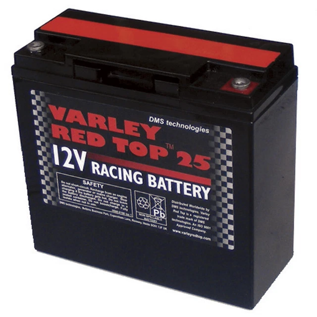VARLEY RED TOP 25 Lightweight 12V 20AH Battery - Race / Rally ...