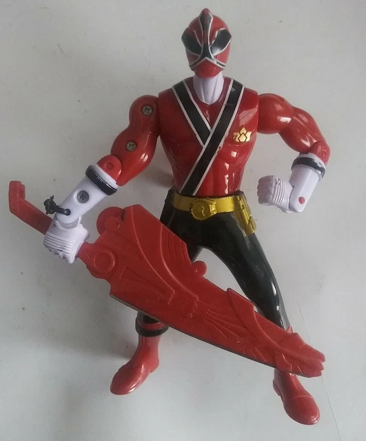 POWER RANGERS SUPER Samurai Battle Morphin Fire Red Ranger Figure EUR 9 ...