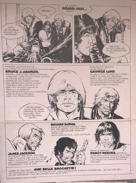 PLANCHE ORIGINALE DE Bruce J HAWKER par William VANCE EUR 3.800,00 ...