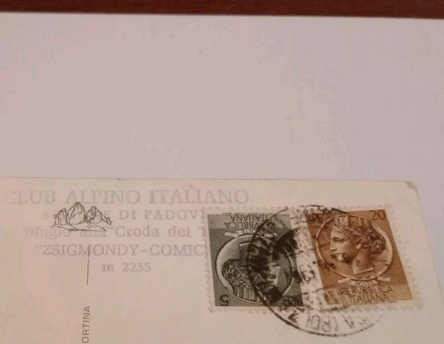 TRE CIME DI Lavaredo Rifugio Comici cartolina Dolomiti Belluno Bolzano ...