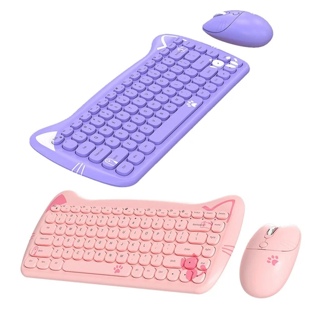 KEYBOARD AND MOUSE 84 Keys Retro Round for Computer £40.42 - PicClick UK
