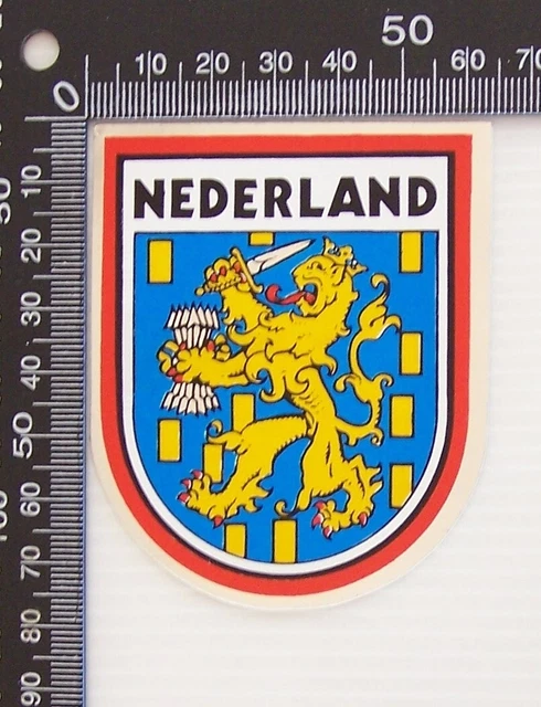 VINTAGE NEDERLAND NETHERLANDS Travel Souvenir Car Truck Caravan Scooter ...