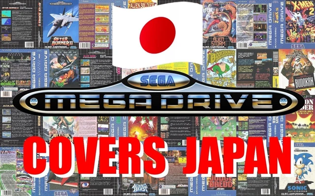 JAQUETTE MEGA DRIVE JAPAN Sega/Megadrive Remplacement Art Case Insert ...