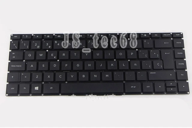 FOR HP 14-AN007LA 14-an008la 14-an009la 14-an010la Keyboard Spanish ...