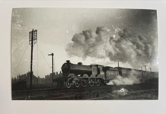 RAILWAY LOCOMOTIVE PHOTOGRAPH - Lner 5187 Spalding - F1239 £3.50 ...