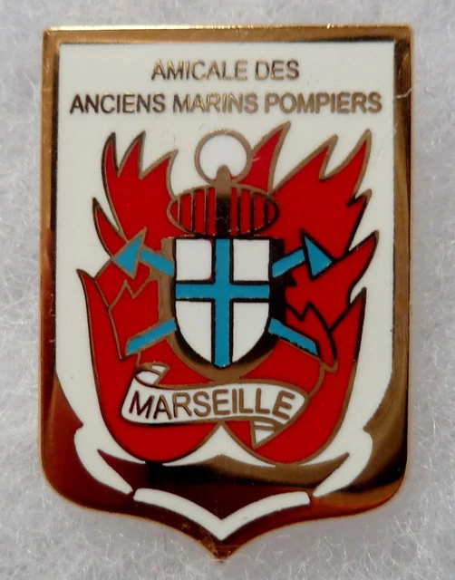 PINS ANCIEN AMICALE BMPM BATAILLON MARINS POMPIERS MARSEILLE Marine ...