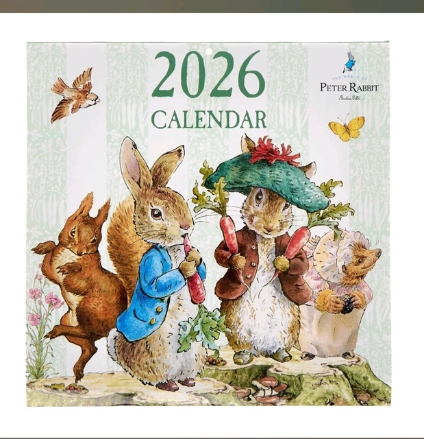 PETER RABBIT 2026 Calendar £6.50 - PicClick UK