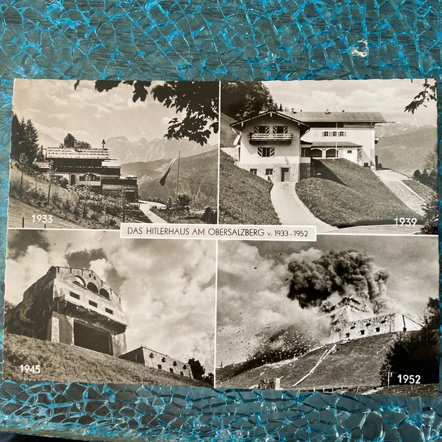 ALTE POSTKARTE / Das Hitlerhaus am Obersalzberg 1933- 1952 S/W Karten ...