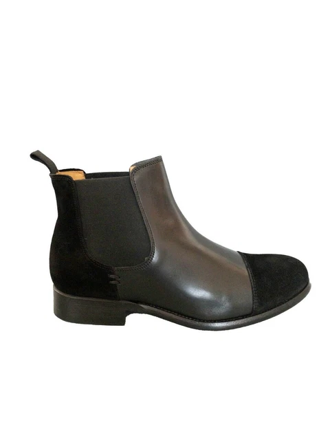 PARADIGMA BLAKE SYSTEM Real Leather Contrast Chelsea Boot RRP £125 £19. ...