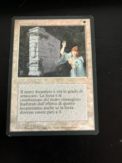 MTG ANIMATE WALL Exc Animare I Muri Fbb 1 Edizione Black Border Magic Vintage EUR 3,99 - PicClick FR