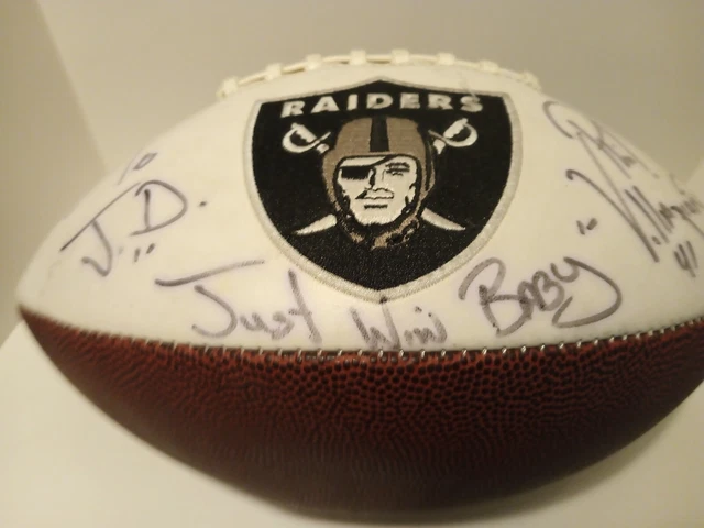 DÉDICACÉ RAIDERS FOOTBALL Phil Villapiano signature Oakland EUR 113,46 ...