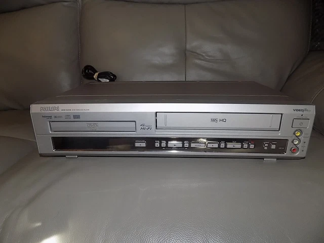 PHILIPS DVD740VR DVD Player VCR VHS VIDEO CASSETTE Recorder Combo ...