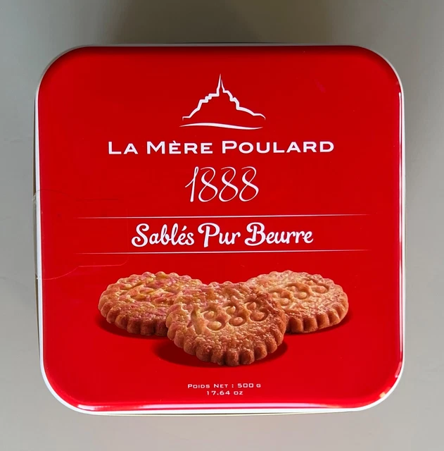 BOÎTE VIDE - La mère Poulard - 1888 sablés pur beurre - rouge - TBE EUR ...