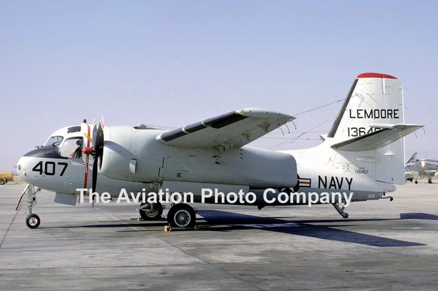 US NAVY LEMOORE Grumman US-2B Tracker 136407 (1971) Photograph £1.20 ...