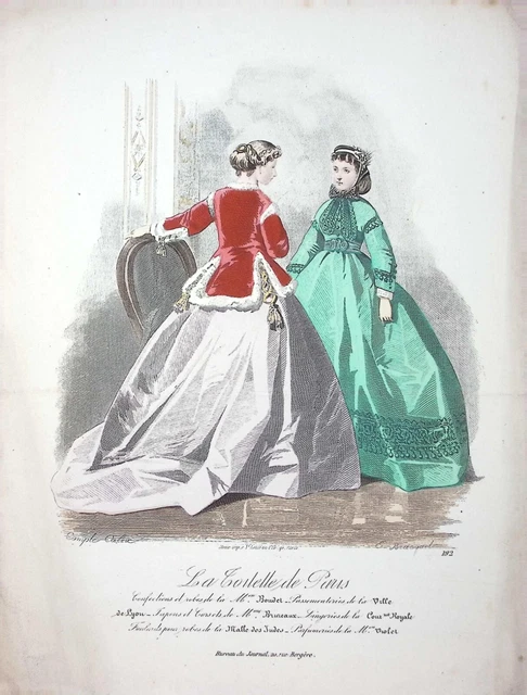 ENGRAVING FASHION THE Toilet Of Paris Drawing Of Count Calix No 192 £26 ...