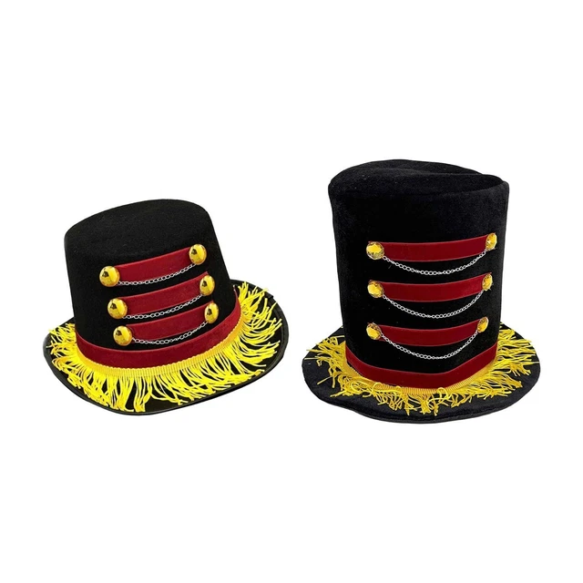 RINGMASTER HAT PROP Adult Lion Tamer Hat for Role Play Mardi Gras ...