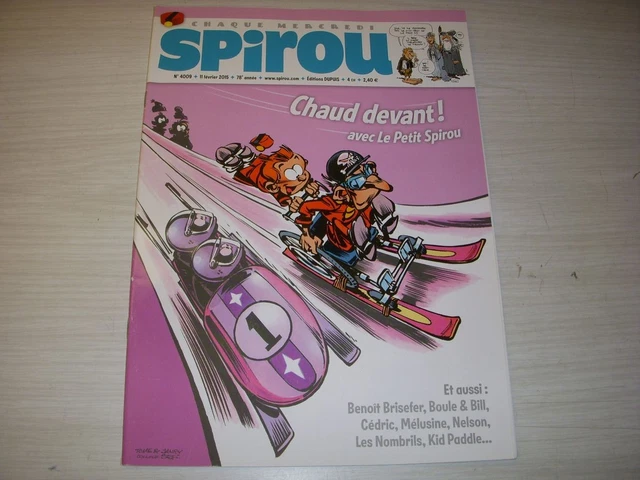 SPIROU 4009 11.02.2015 Stéphane OIRY Maggy GARRISSON Roger LELOUP Yoko TSUNO EUR 7,20 - PicClick FR