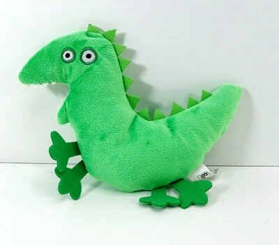 PEPPA PIG GEORGE’S Green Mr Dinosaur Plush Flat Jazwares Stuffed Animal ...