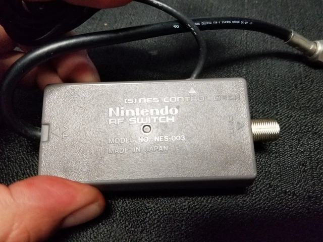 NINTENDO RF SWITCH NES and SNES Adapter. 003. Official OEM. Super ...