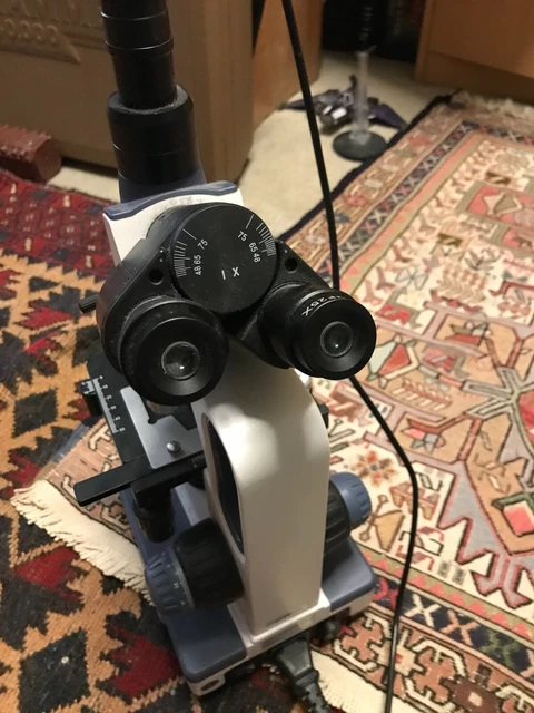 SWIFT MICROSCOPE WITH Usb Camera Last Two Lenses Need Immersion Oil £ ...