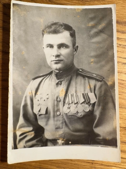 FOTO MAJOR DER Streitkräfte der UdSSR Tretjak I.P. Kavalier BKZ (732 ...