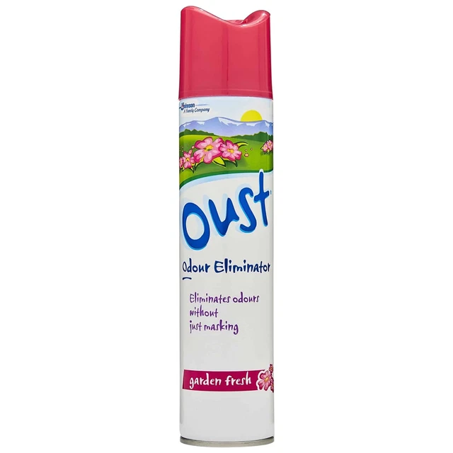 OUST AEROSOL SPRAY Raum Zuhause Lufterfrischer Garten frische Gerüche ...