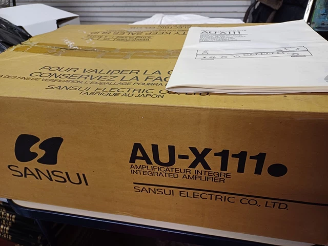 SANSUI AU-X111 VINTAGE Integrated Amplifier. Never Used. £104.72 ...