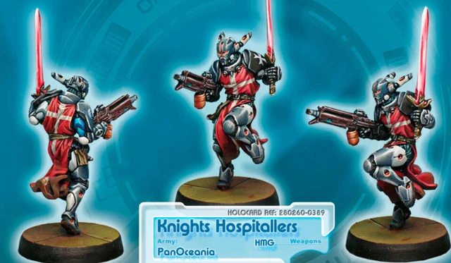INFINITY PRIMED HOSPITALLER Knight HMG Hospitallers PanOceania Corvus ...