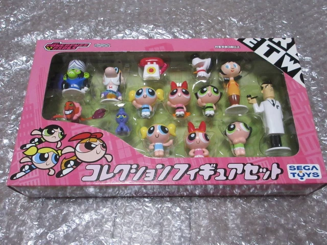 SEGA TOYS POWERPUFF Girls Collection Figure Cartoon Network PPG SET ...