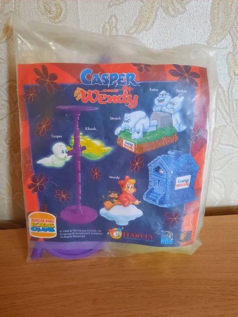 CASPER MEETS WENDY Burger King Kids Club Meal Casper Ghost Kibosh Toy ...