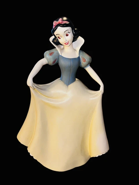 DISNEY SNOW WHITE Big Figures 14” Garden Statue Figurine RARE GUC £131. ...