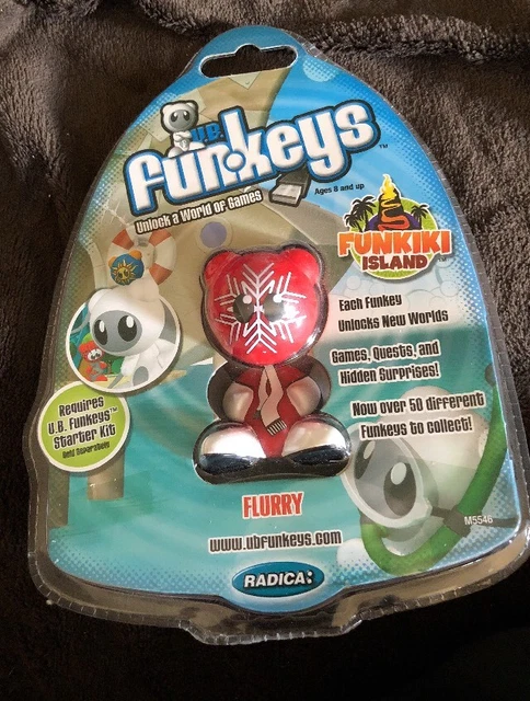 MATTEL RADICA U.B. Funkeys Funkiki Island Figure - Very Rare - Red ...