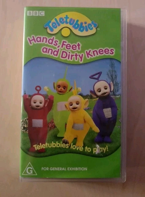 TELETUBBIES - HANDS, Feet Dirty Knees (VHS) BBC - Tested And Working ...
