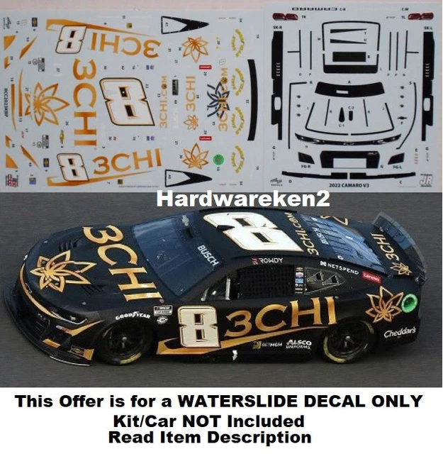 KYLE BUSCH 2023 Chevy Camaro ZL1 Next Gen 3CHI 8 RCR 1:24 modèle kit de ...