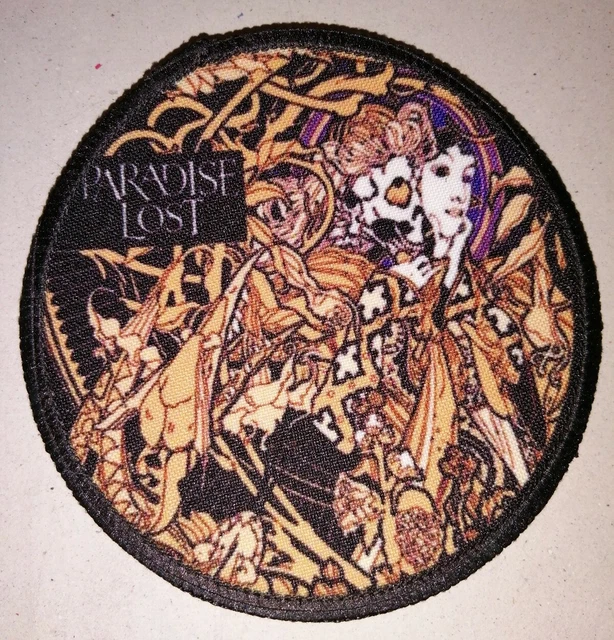 PARADISE LOST TOUR poster inspired doom patch, goth, rock, heavy metal ...