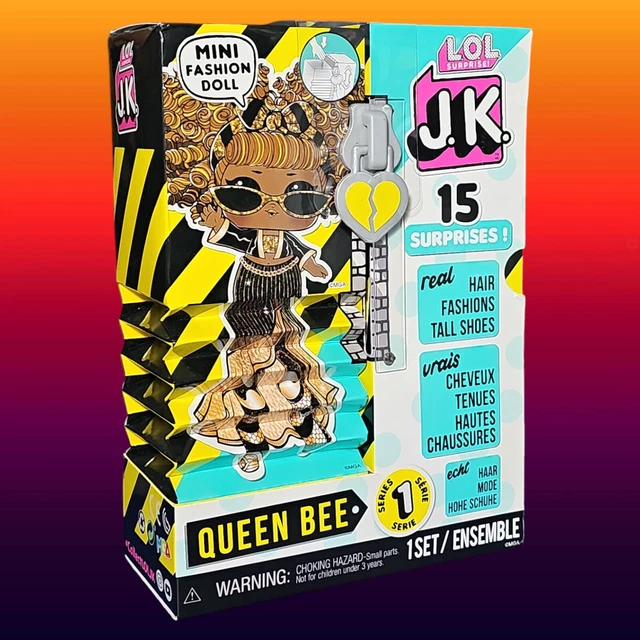 LOL SURPRISE JK Series 1 Queen Bee Mini Fashion Doll 15 surprises $24. ...