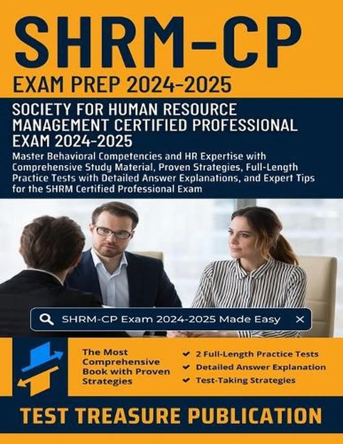 SHRM-CP EXAM PREP 2024-2025: Master Behavioral Competencies and HR Expertise wit £41.91 ...