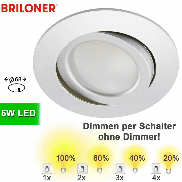 LED MOUNTING CEILINGS Spotlight Lamp Dimmable Without Dimmer with ...