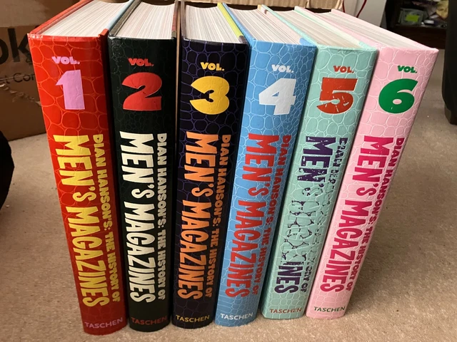 DIAN HANSON'S THE History of Men's Magazines Hardcover Complete 6 ...